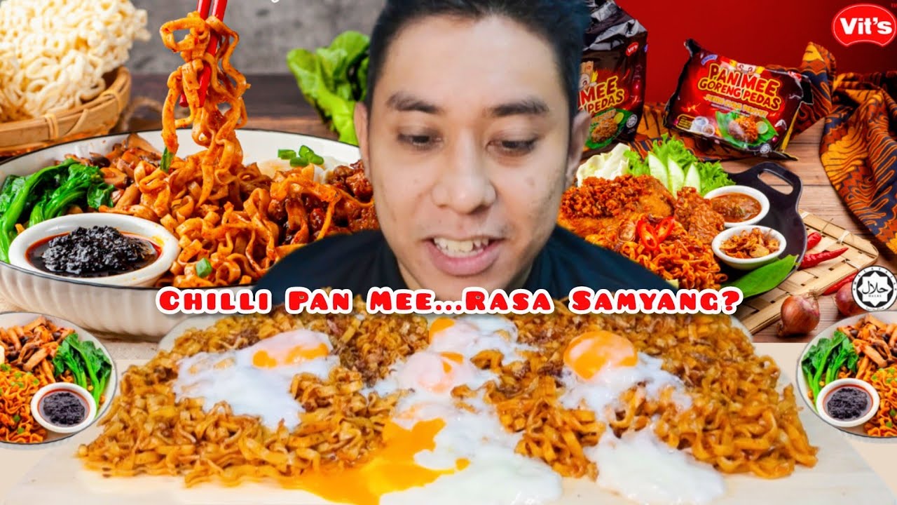 RASA SAMYANG? Chilli Pan Mee Vits Perisa Cili Udang Kering & Ayam ...