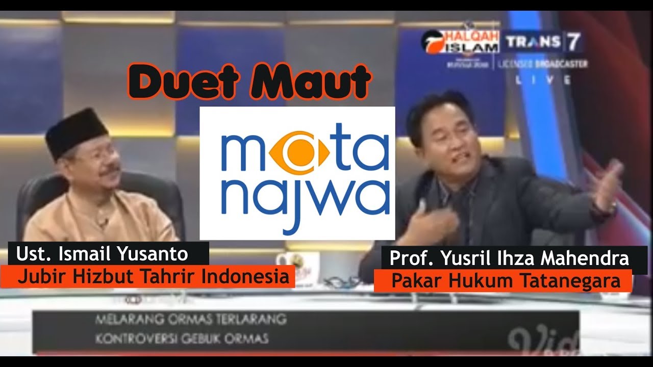 Duet Maut MATA NAJWA Ust.Ismail Yusanto & Prof.Yusril Ihza Mahendra ...