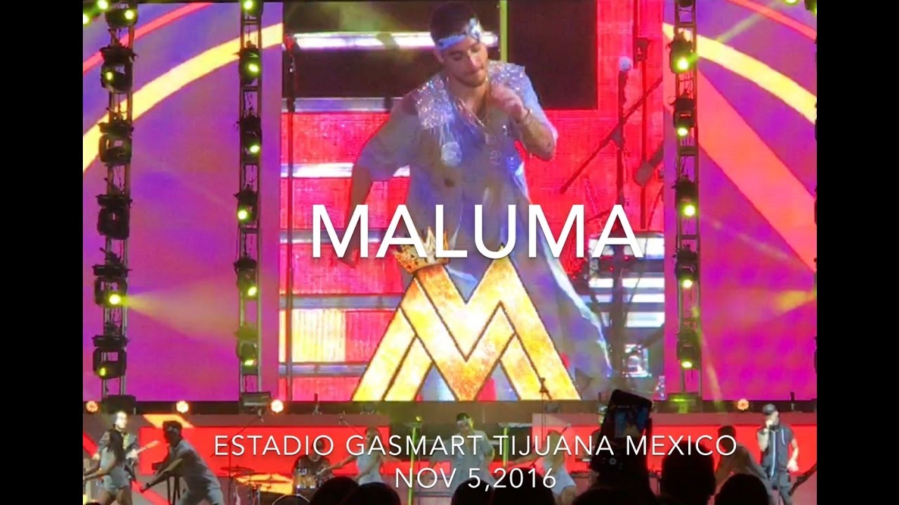 MALUMA CONCIERTO ESTADIO GASMART TIJUANA VLOG 110516 - YouTube