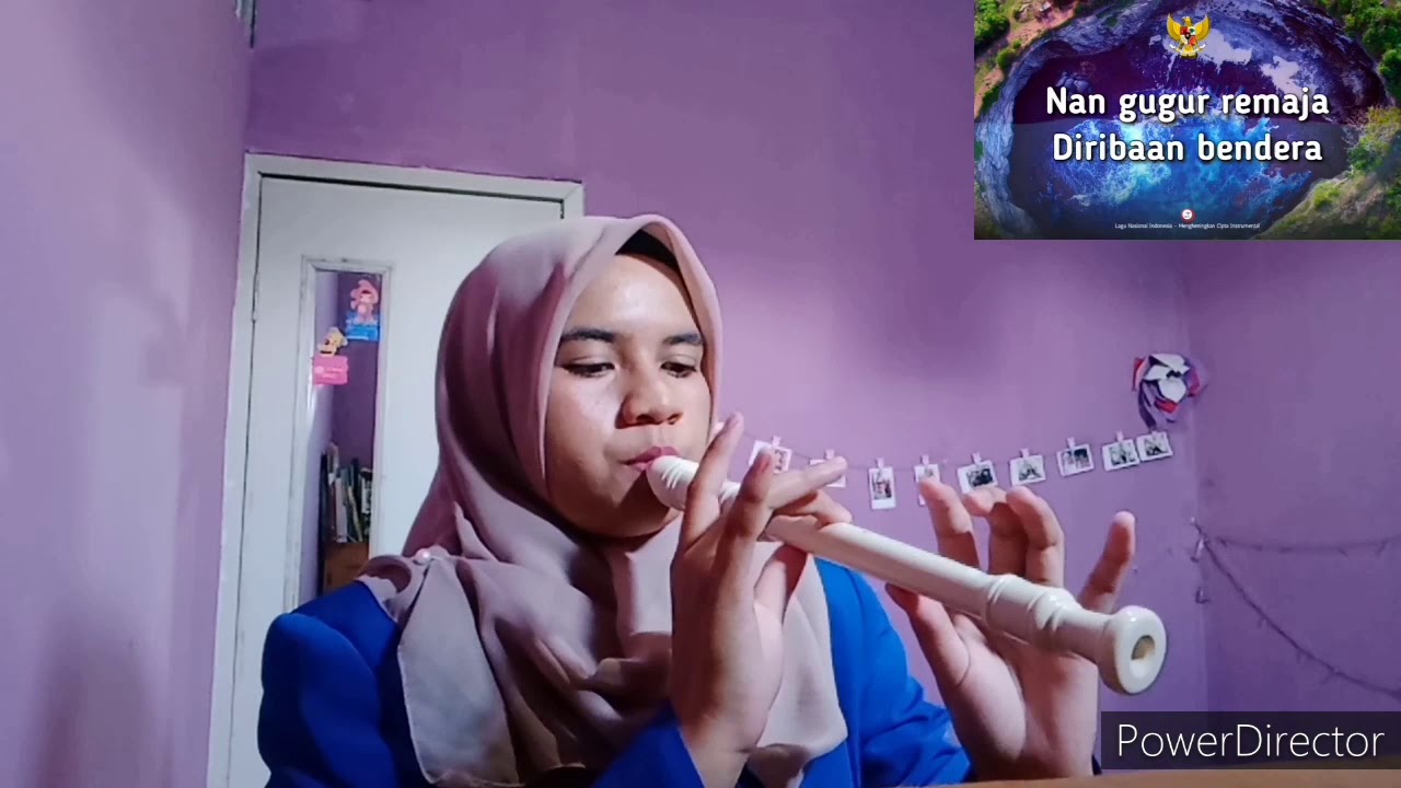 Tugas Pendidikan Seni Musik Bermain Rekorder Lagu "Mengheningkan Cipta" (karya T.Prawit ...