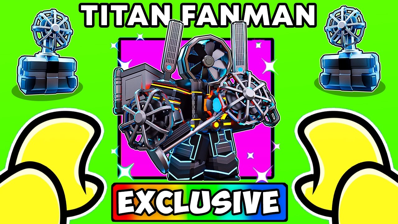 UNLOCKING TITAN FANMAN In TOILET TOWER Defense (BIGGEST UPDATE) - YouTube