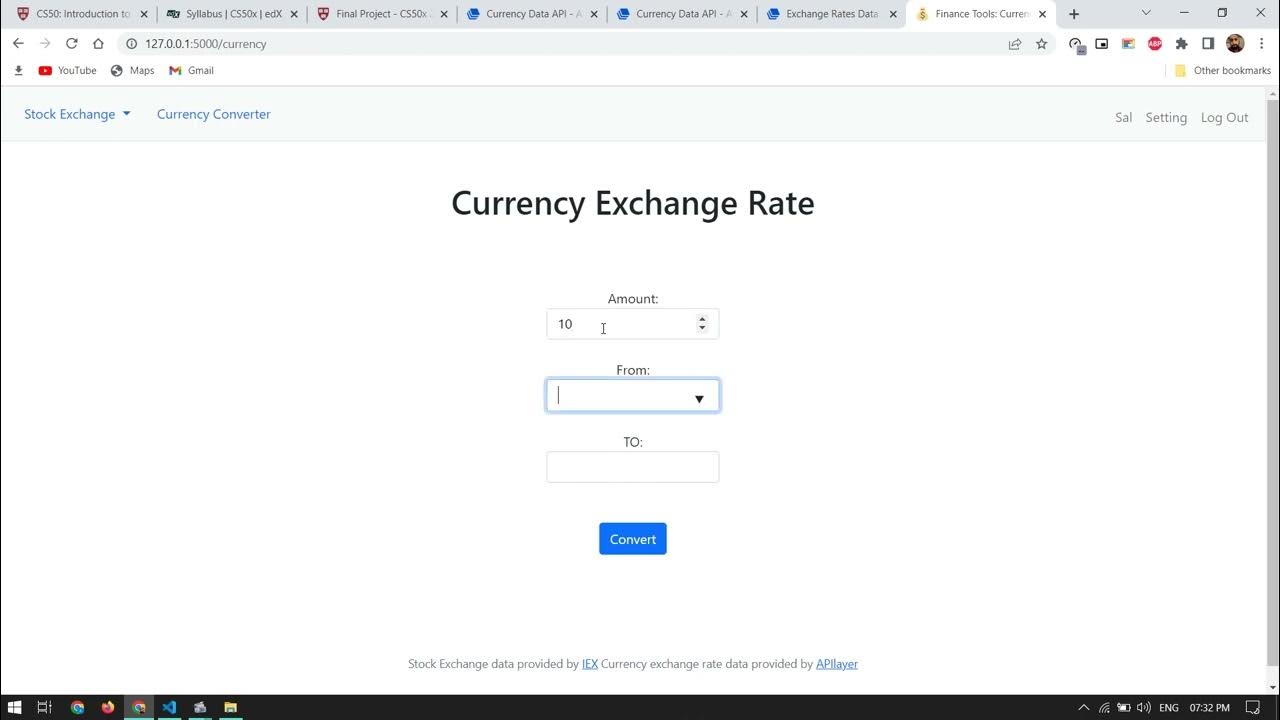 CS50 Final Project - Finance tools - YouTube
