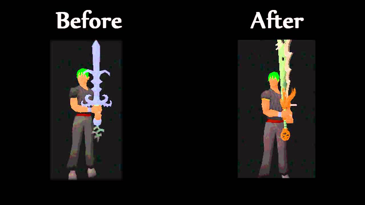 RuneScape - God Wars: Remastered - Bandos Godsword before and after ...