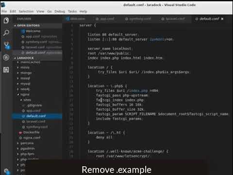 Laravel multiple projects using laradock - YouTube