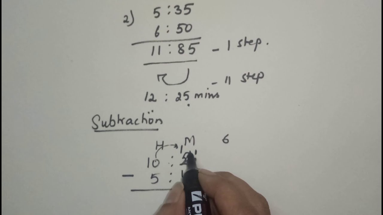 How to Do Addition and Subtraction of Time | Kirthikaas - YouTube