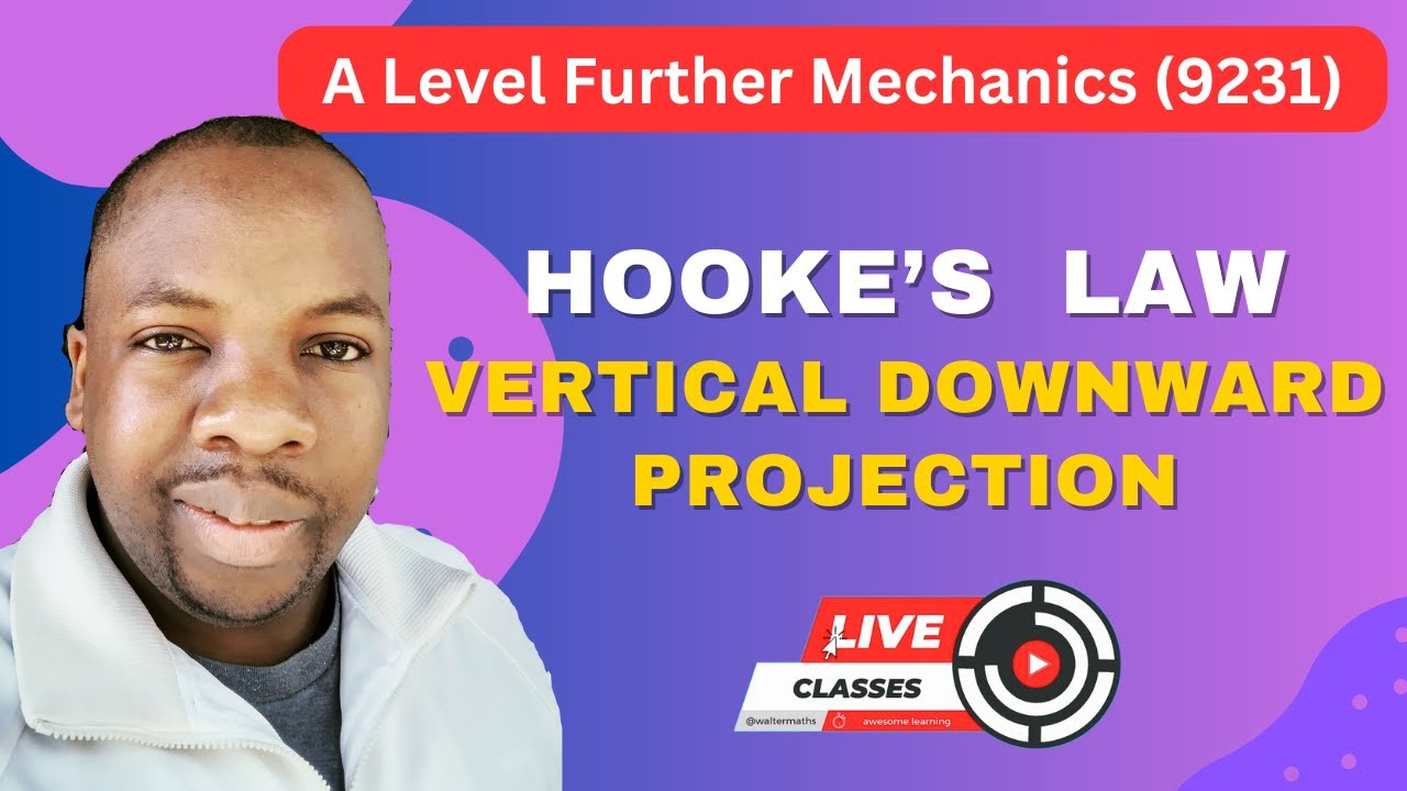 Live Class: Hooke's Law - A particle released from rest - A Level ...