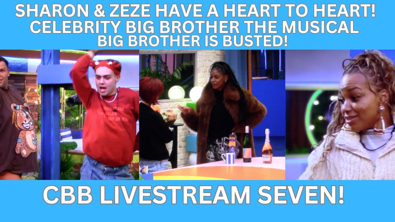 CELEBRITY BIG BROTHER LIVESTREAM 7 HIGHLIGHTS | SHARON & ZEZE HEART TO ...