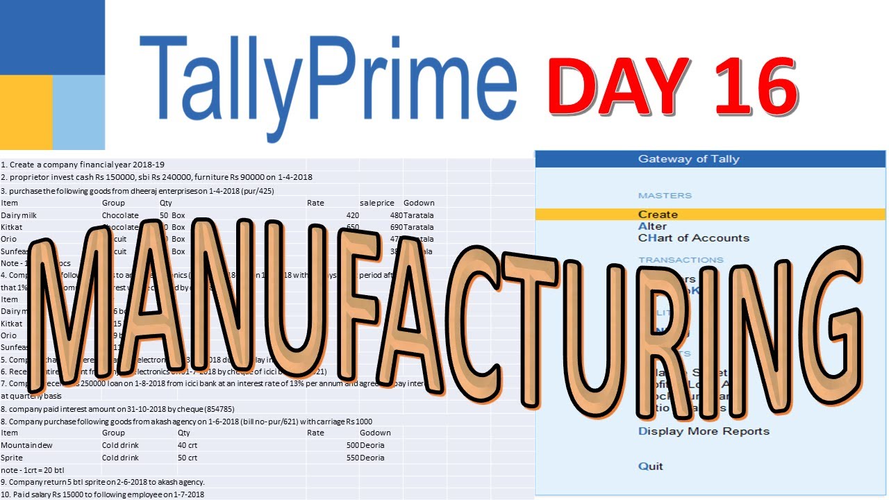 TALLY PRIME DAY 16 MANUFACTURING YouTube tally-prime-day-16-manufacturing-youtube