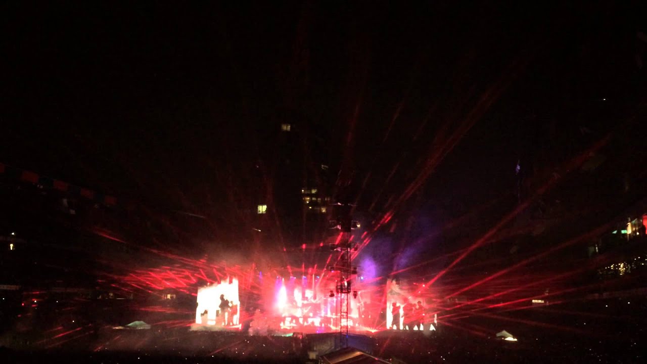 Thunderstorm while Metallica Concert - YouTube