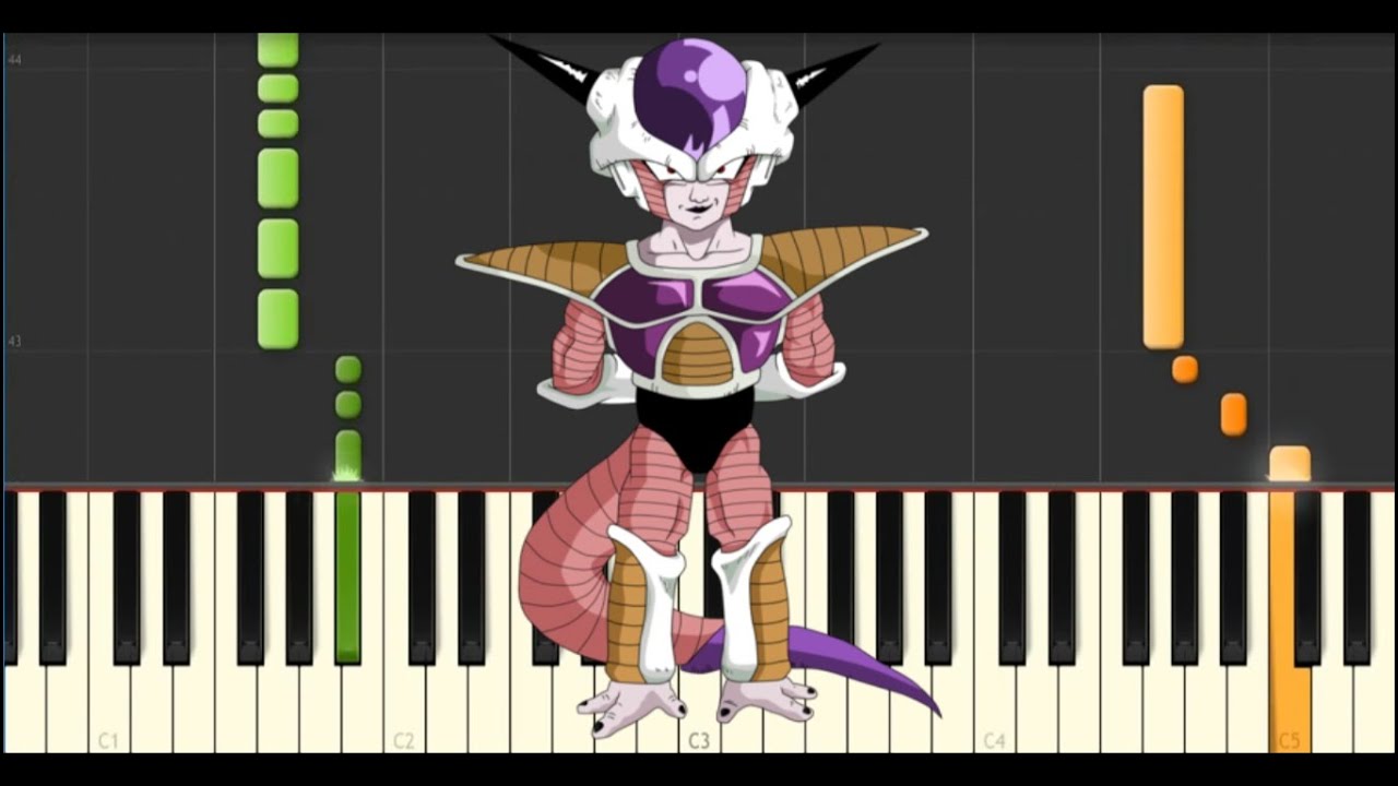 Dragon Ball Z Ost - Freezer Theme2 (Piano Tutorial) - YouTube