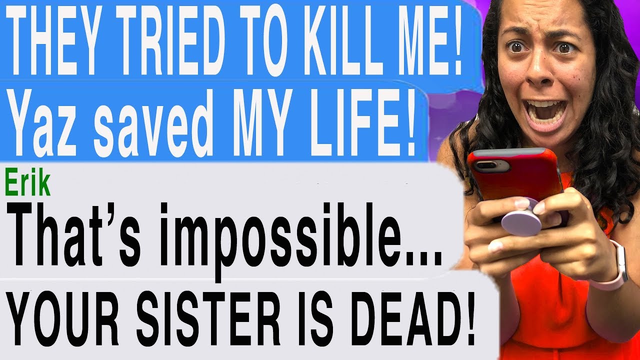 MY SISTER'S GHOST SAVED MY LIFE!!! ( Dark Matter #2 | Hooked Scary Text ...