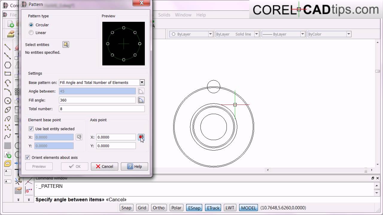 Part 1 CorelCAD - export drawing to CorelDraw - YouTube