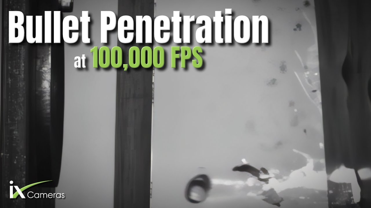 Bullet Plate Penetration at 100,000FPS - YouTube