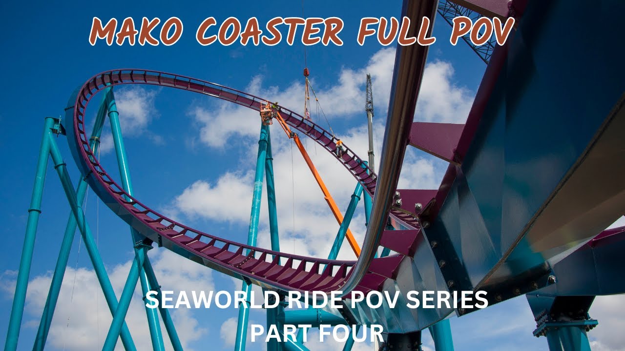 SeaWorld Ride POV Part Four - MAKO COASTER - YouTube