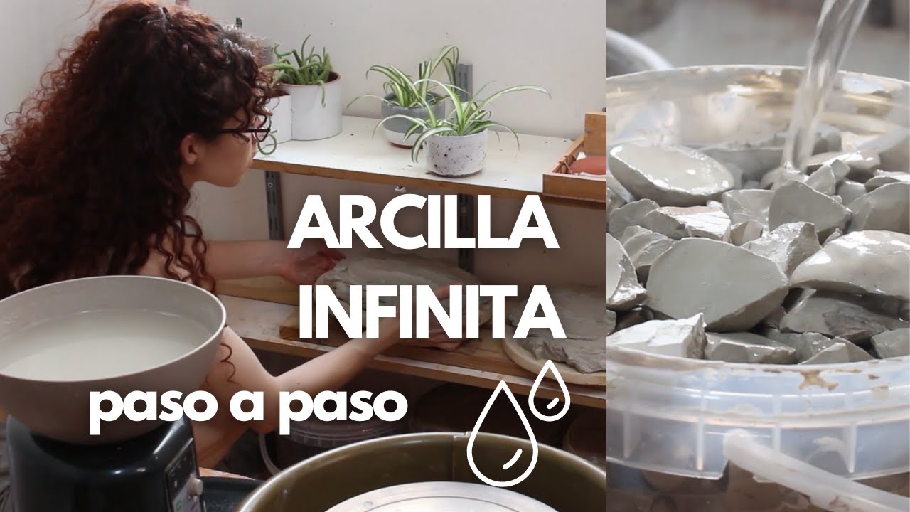 Consigue arcilla infinita! Como reciclar arcilla seca PASO A PASO - YouTube