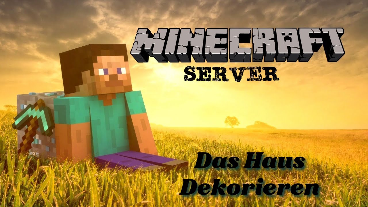 Minecraft Server Haus dekorieren - YouTube