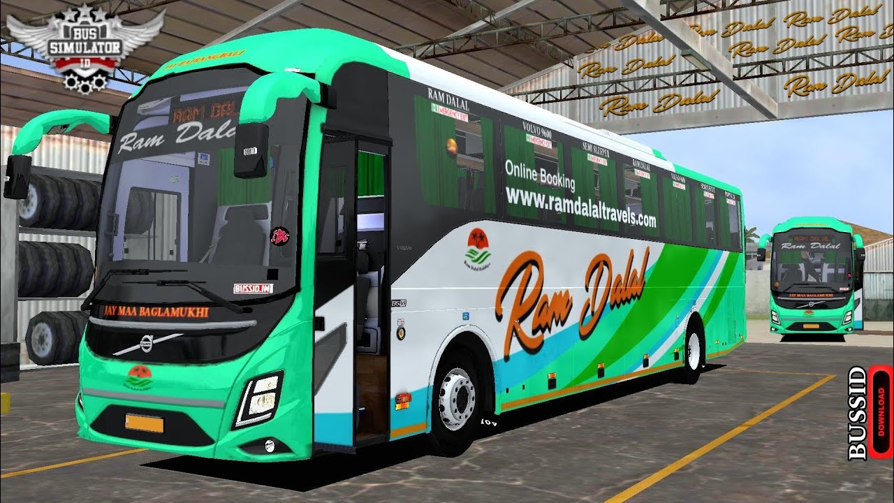 Ram Dalal travels volvo 9600 13.5m livery | Volvo 9600 seater bus mod ...