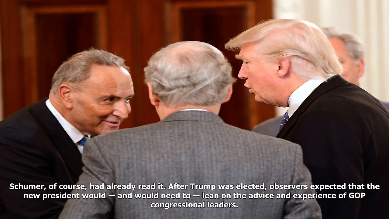 Chuck schumer channels lbj for a dealmaking day - YouTube