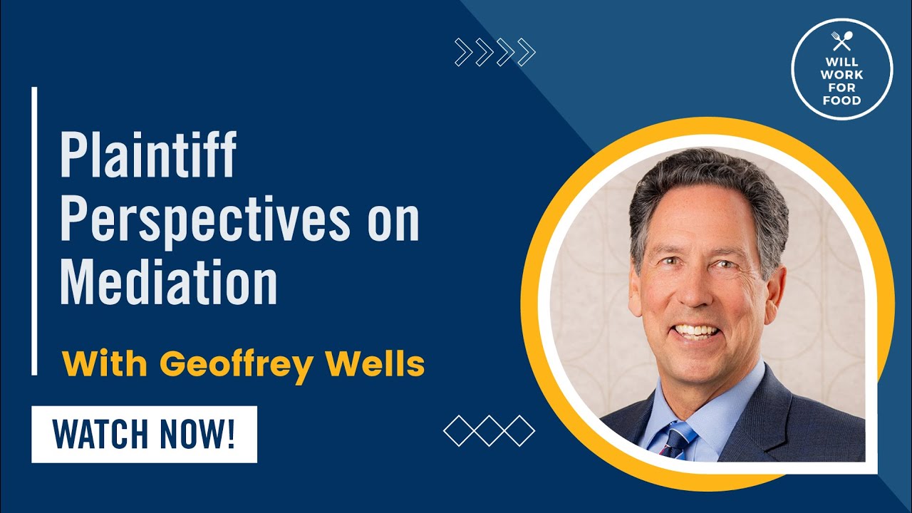 Geoff and Jeff: Plaintiff Perspectives on Mediation - YouTube