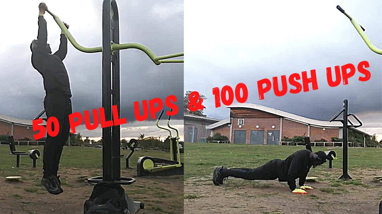 50 PULL UPS & 100 PUSH UPS | Team Legal Fit - YouTube