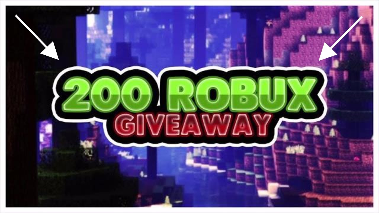 (Roblox) 200 robux giveaway! - YouTube
