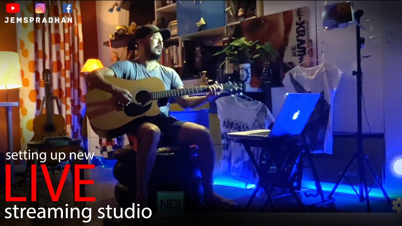 LIVE Studio Setup for Streaming - YouTube