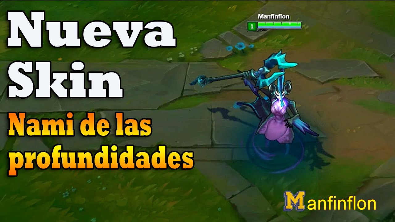 Nueva skin Nami de las profundidades | Nami supp s6 - YouTube