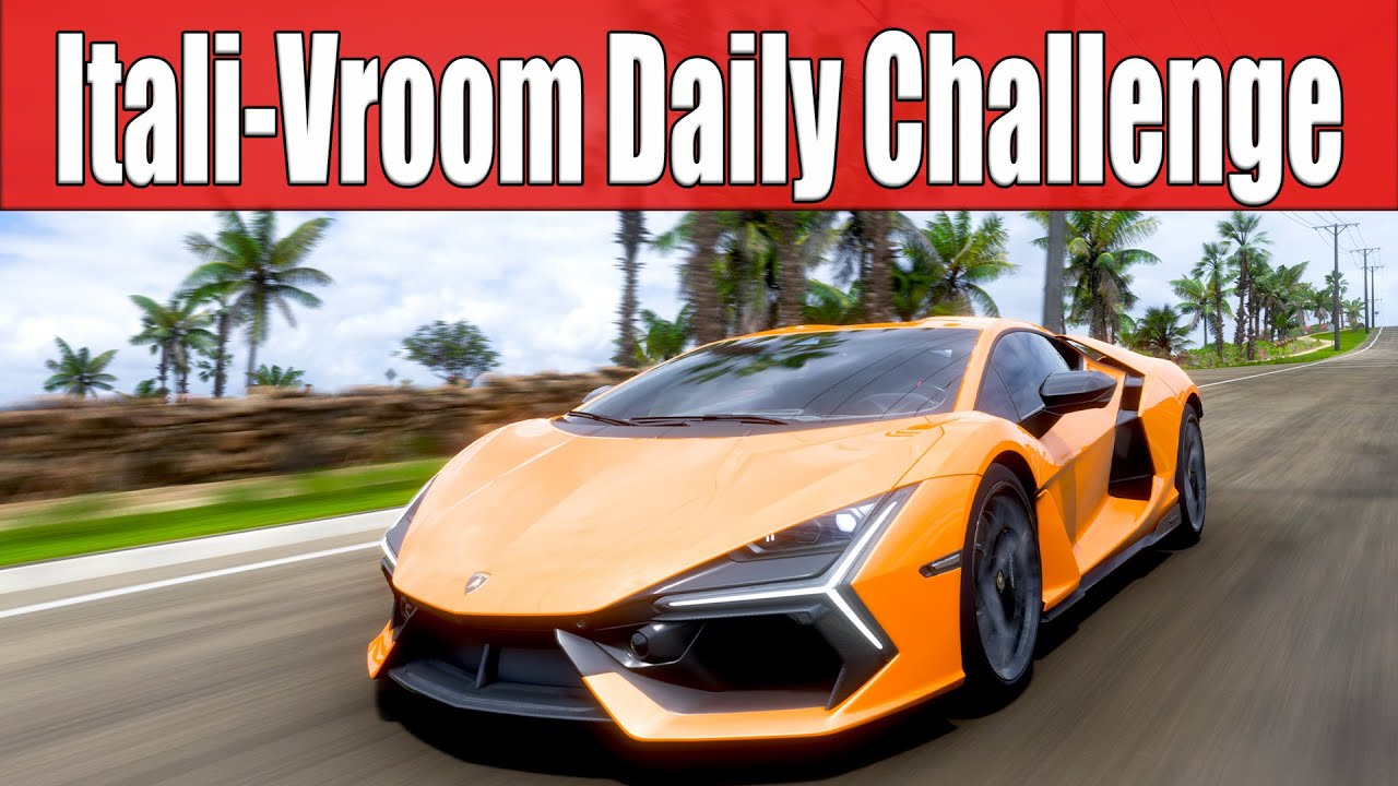 Forza Horizon 5 Itali-Vroom Daily Challenge Reach 241 kmh in any ...