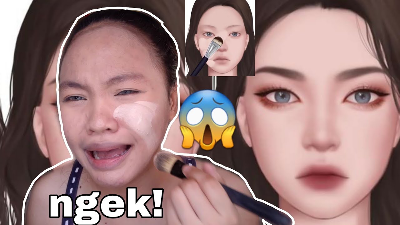 I tried following ANIMATED MAKEUP TUTORIAL! Ang galing! - YouTube