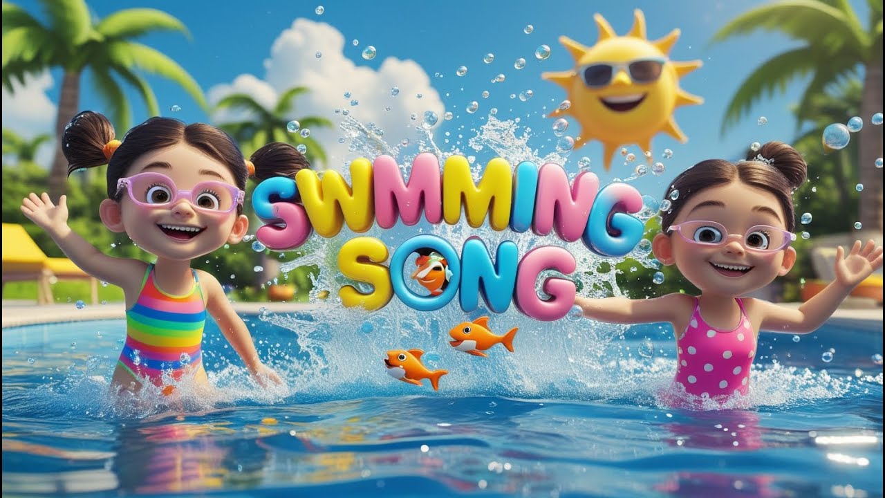 Swimming Song | @ChampRhymes0802 Nursery Rhymes & Kids Songs - YouTube