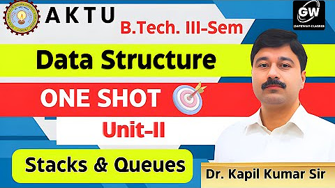 Data Structure: AKTU 2024-25 - YouTube