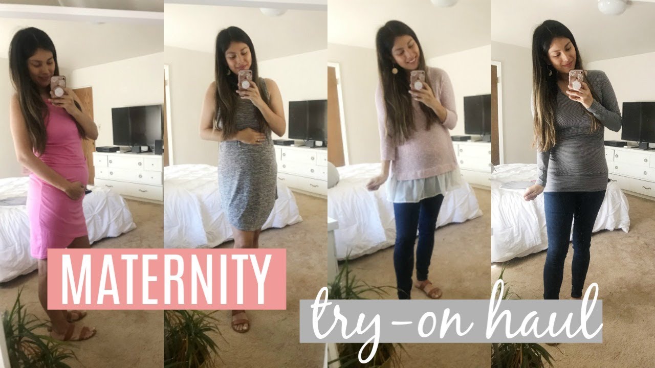 MATERNITY TRY-ON HAUL | NORDSTROM, URBAN OUTFITTERS + MORE - YouTube