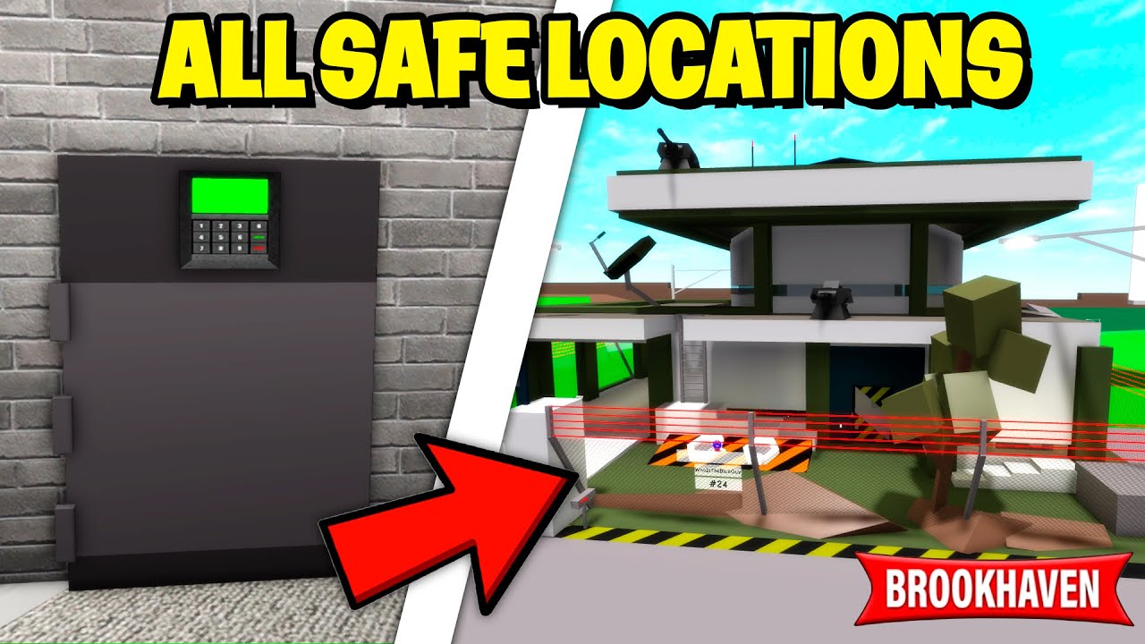 EVERY SAFE LOCATION IN BROOKHAVEN RP *new update in brookhaven* - YouTube