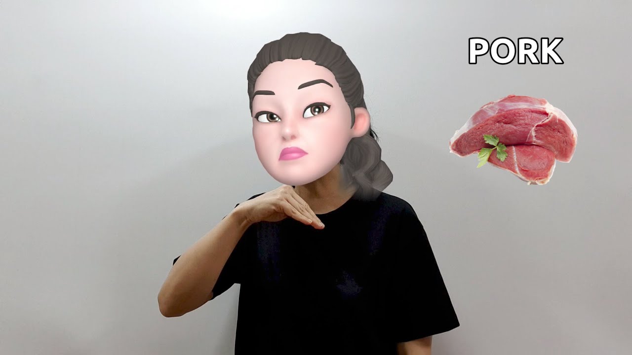 American Sign Language (ASL) Lesson: Pork - YouTube