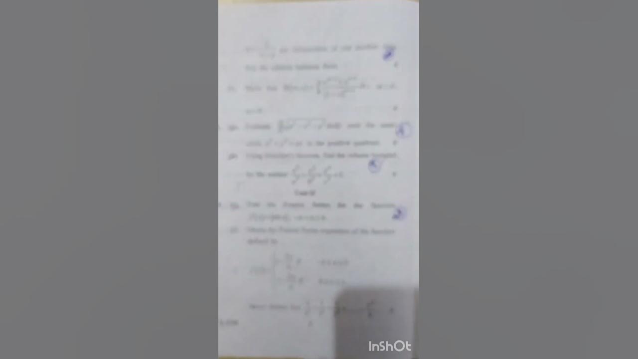 kuk B.Sc. 6th sem maths 2022 que paper|real and complex analysis - YouTube
