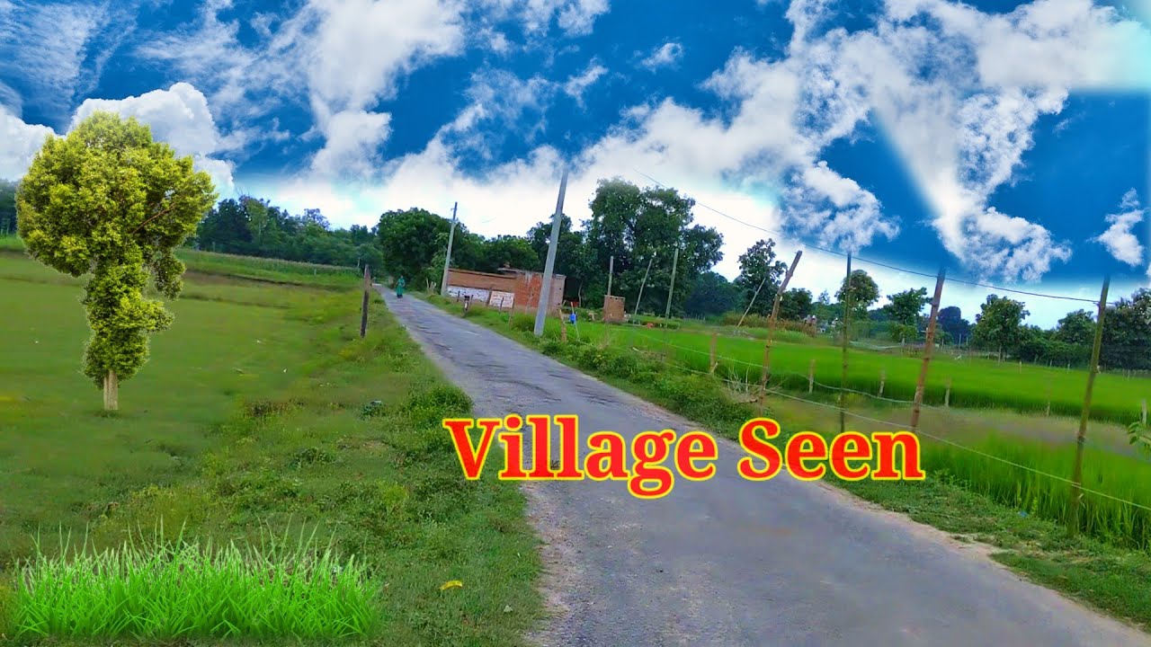 Uttar pradesh village Seen || Beautiful Village Scenery HD Video ...