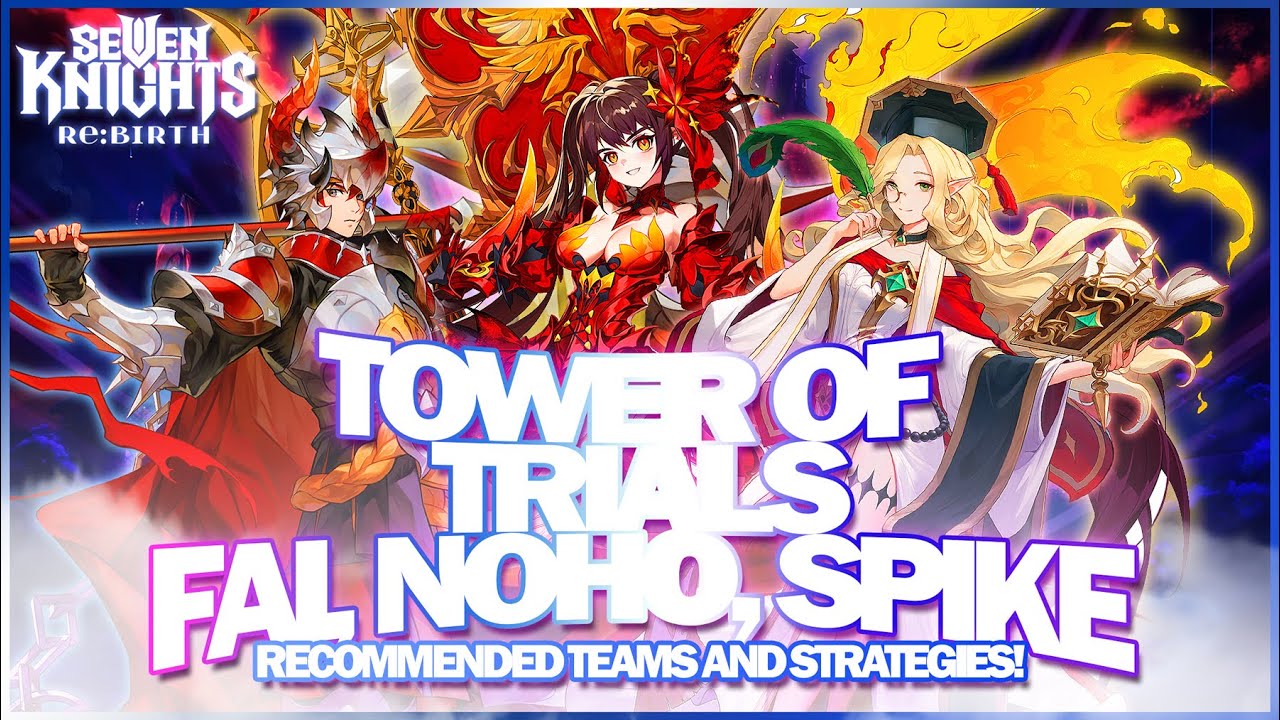 FAI, NOHO, SPIKE ~Tower of Trials BOSS GUIDE (Part 3)~ | Seven Knights ...