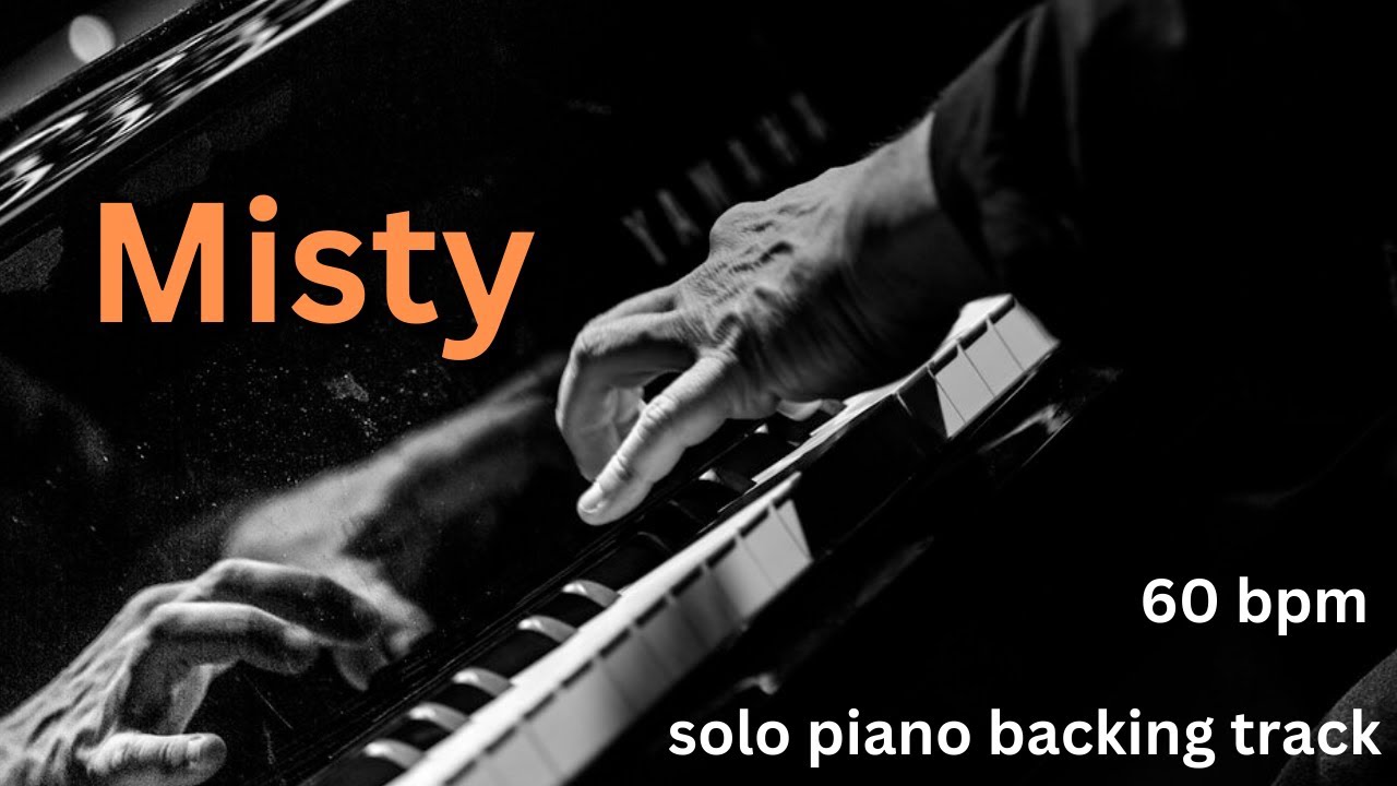 Misty backing track solo piano - YouTube