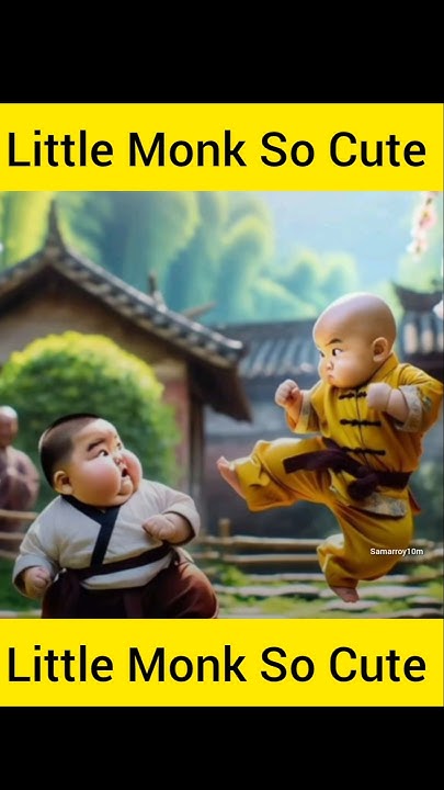 Little Monk So Cute 🌿 🌿 🔥🔥🥰🥰🌼🌼#Viral #trending / #Shorts - YouTube