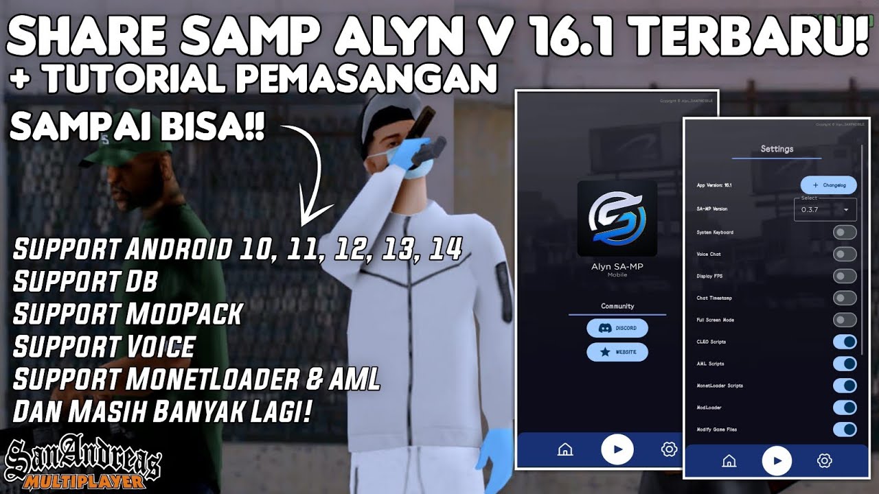 [ SHARE ] APK SAMP LAUNCHER ALYN TERBARU V 16.1 + TUTORIAL PEMASANGAN SAMPAI BISA! - GTA SAMP ...