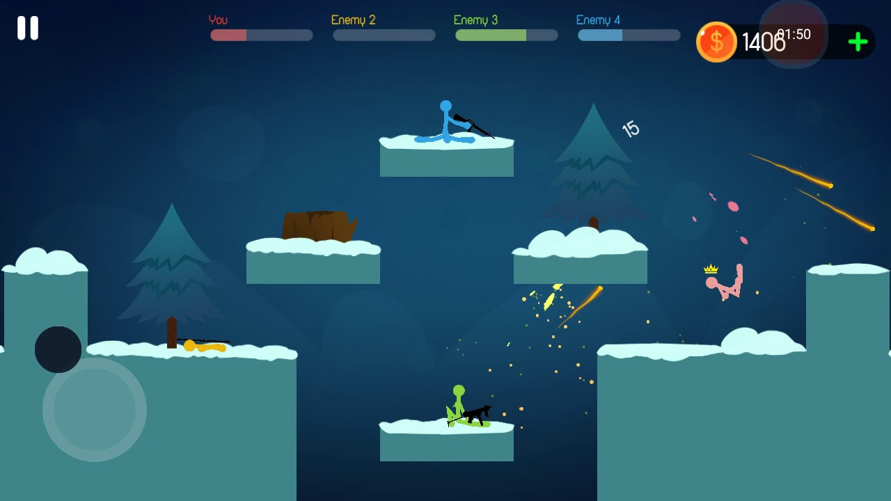 Mobile stick fight - YouTube