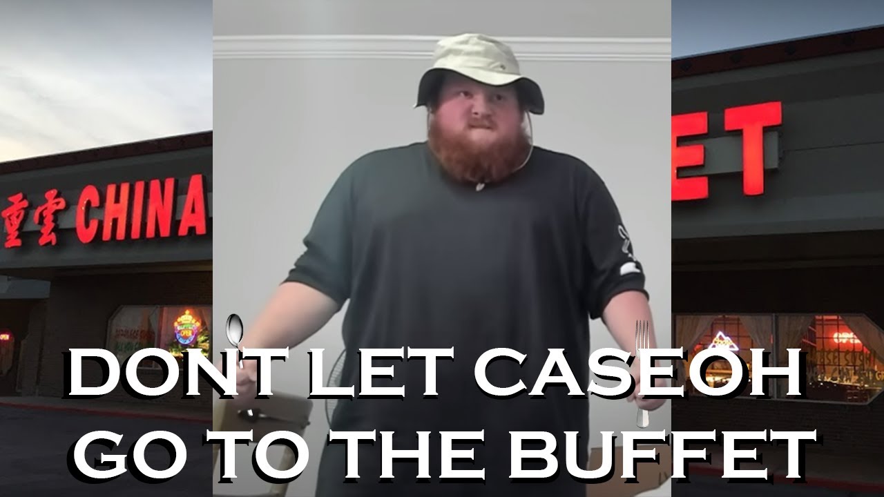Never Let Caseoh Go to a Buffet!!!!! #caseoh #buffet #scary - YouTube