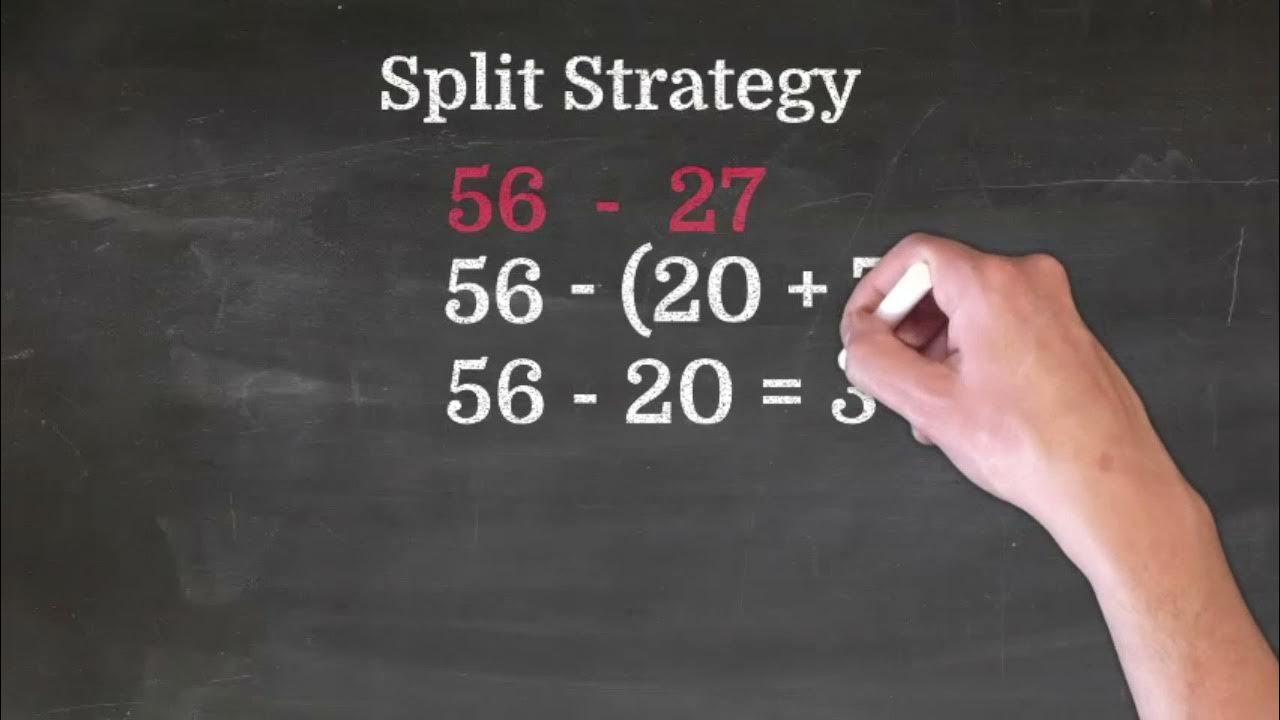 Split Strategy with Subtraction - YouTube