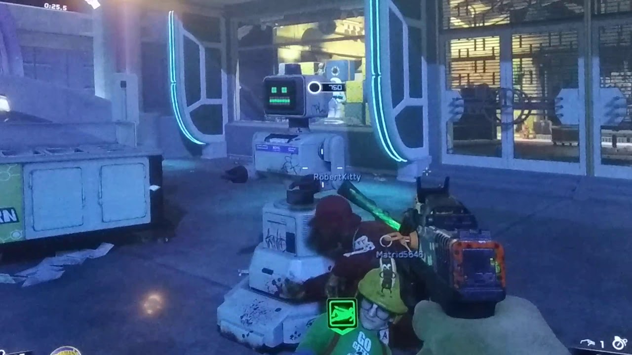 Call of duty Infinite Warfare zombies a spaceland - YouTube