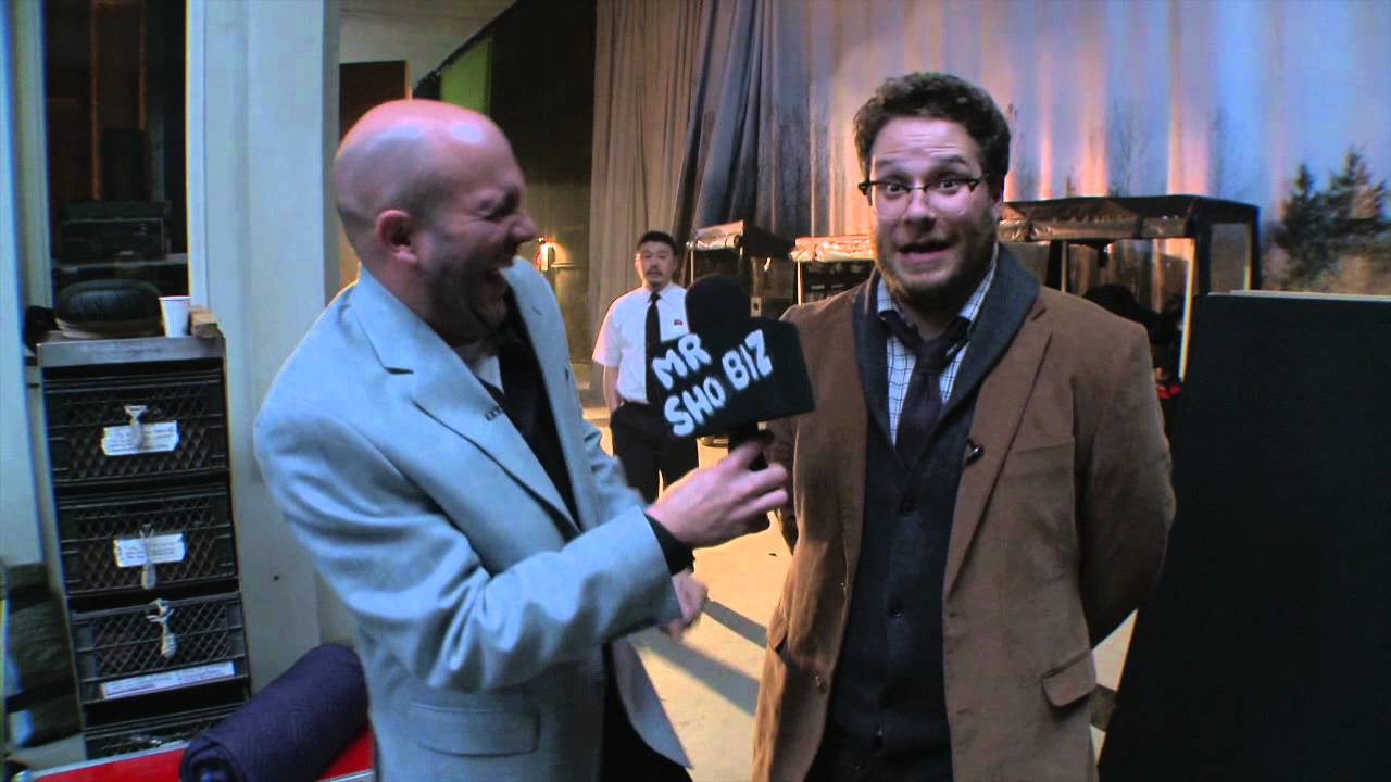 Seth Rogen Interview on Set of The Interview - YouTube