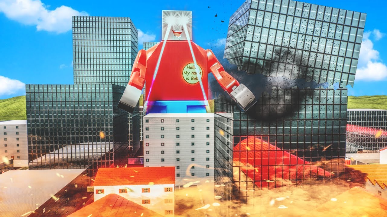 Protecting Lego City from a Giant Monster Attack?! (Brick Rigs ...