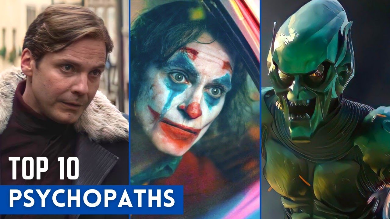 Top 10 Psychopath Villains | Psychologically Impactful Villains From ...