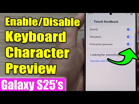 🔠 How to Enable/Disable Keyboard Character Preview on Samsung Galaxy ...