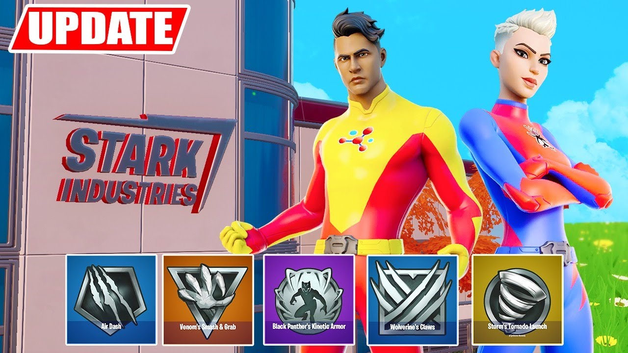 NEW STARK INDUSTRIES UPDATE! 5 NEW MYTHICS! (Fortnite Season 4 Update ...