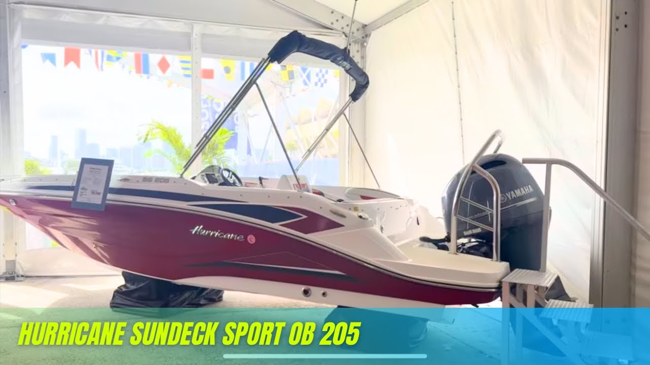 Hurricane Sundeck Sport 205 OB review $52,000 - YouTube